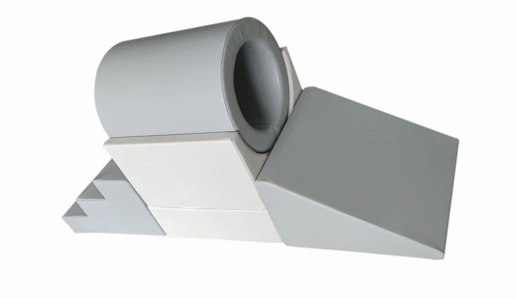 Free shipping Soft Play Set – Step Tunnel Slide Set RT-013A – CITFUN