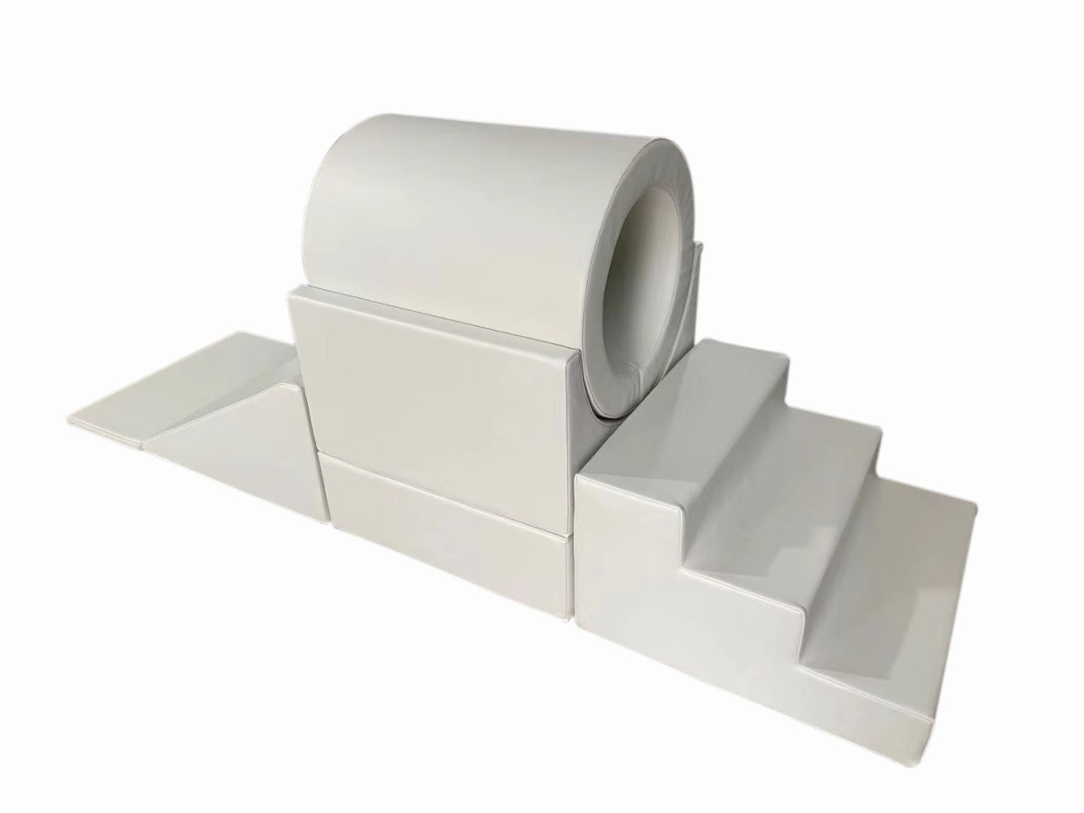 Free shipping Soft Play Set – Step Tunnel Slide Set RT-013A – CITFUN