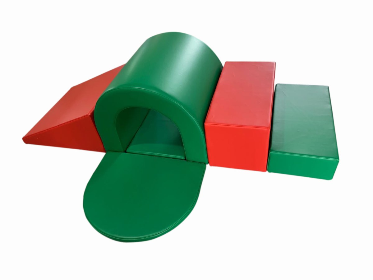 Free shipping Soft Play Set – All Foam Climb Side with Tunnel RT-013C – CITFUN