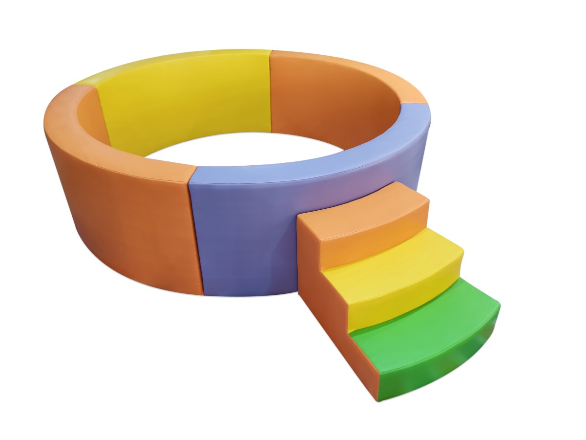 Free shipping 5ft circle ball pit with stair RT-001D – CITFUN