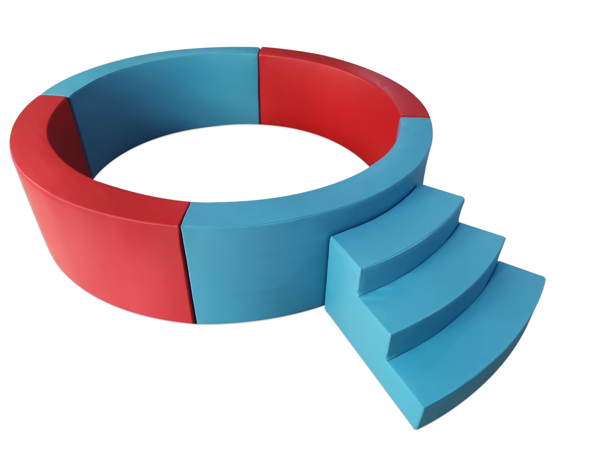 Free shipping 5ft circle ball pit with stair RT-001D – CITFUN