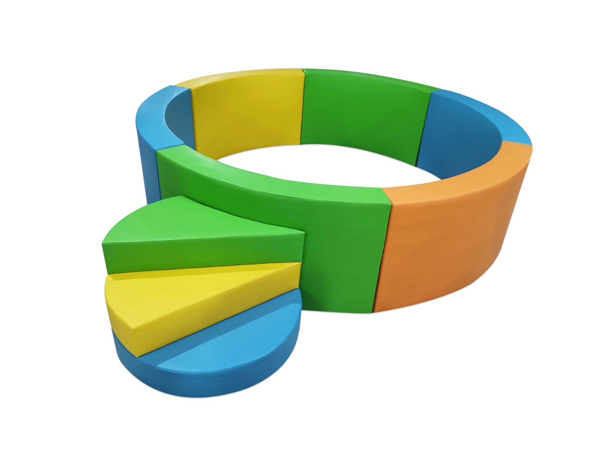 Free shipping 2×2 meters circle ball pit with stair RT-002A – CITFUN